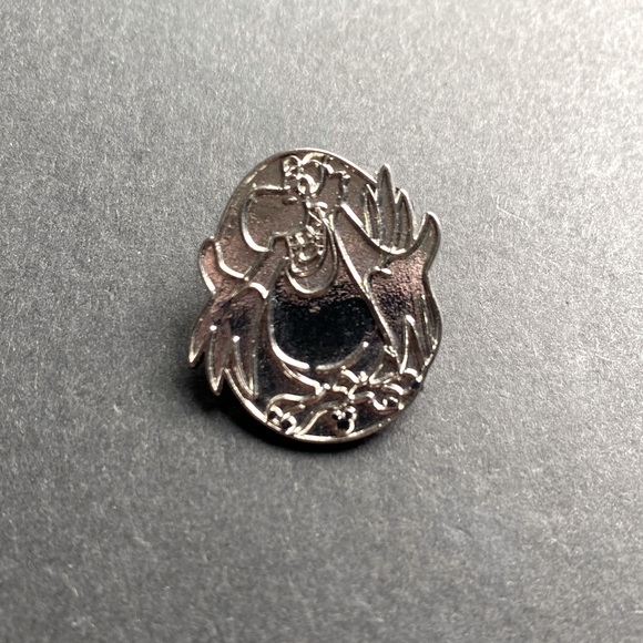 Disney | Other | Disney Pin Iago Silver Pin From Aladdin | Poshmark